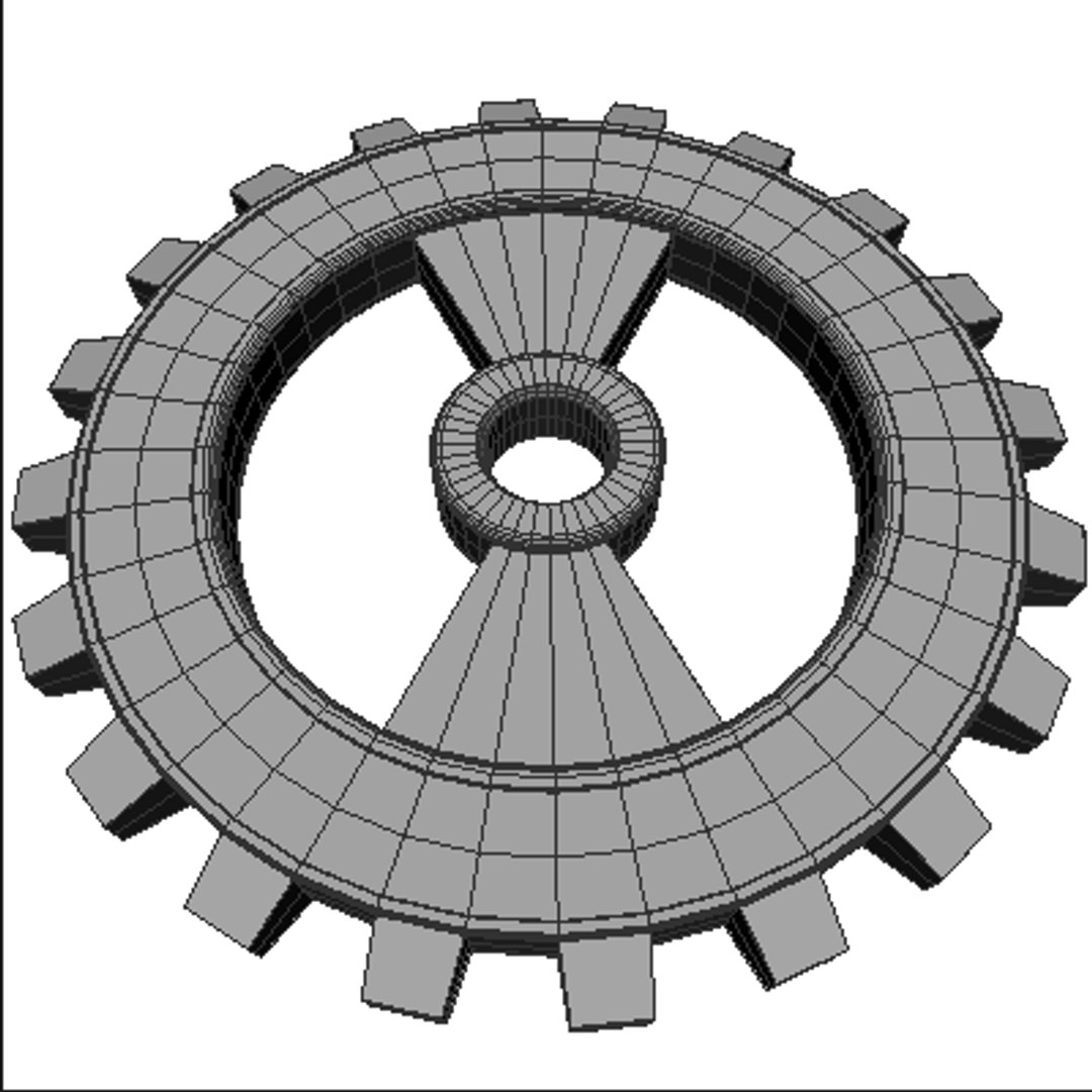 3d set gears model