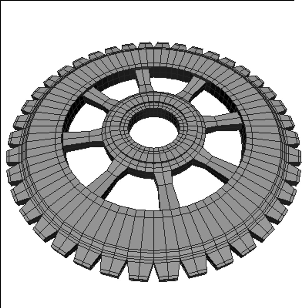 3d set gears model