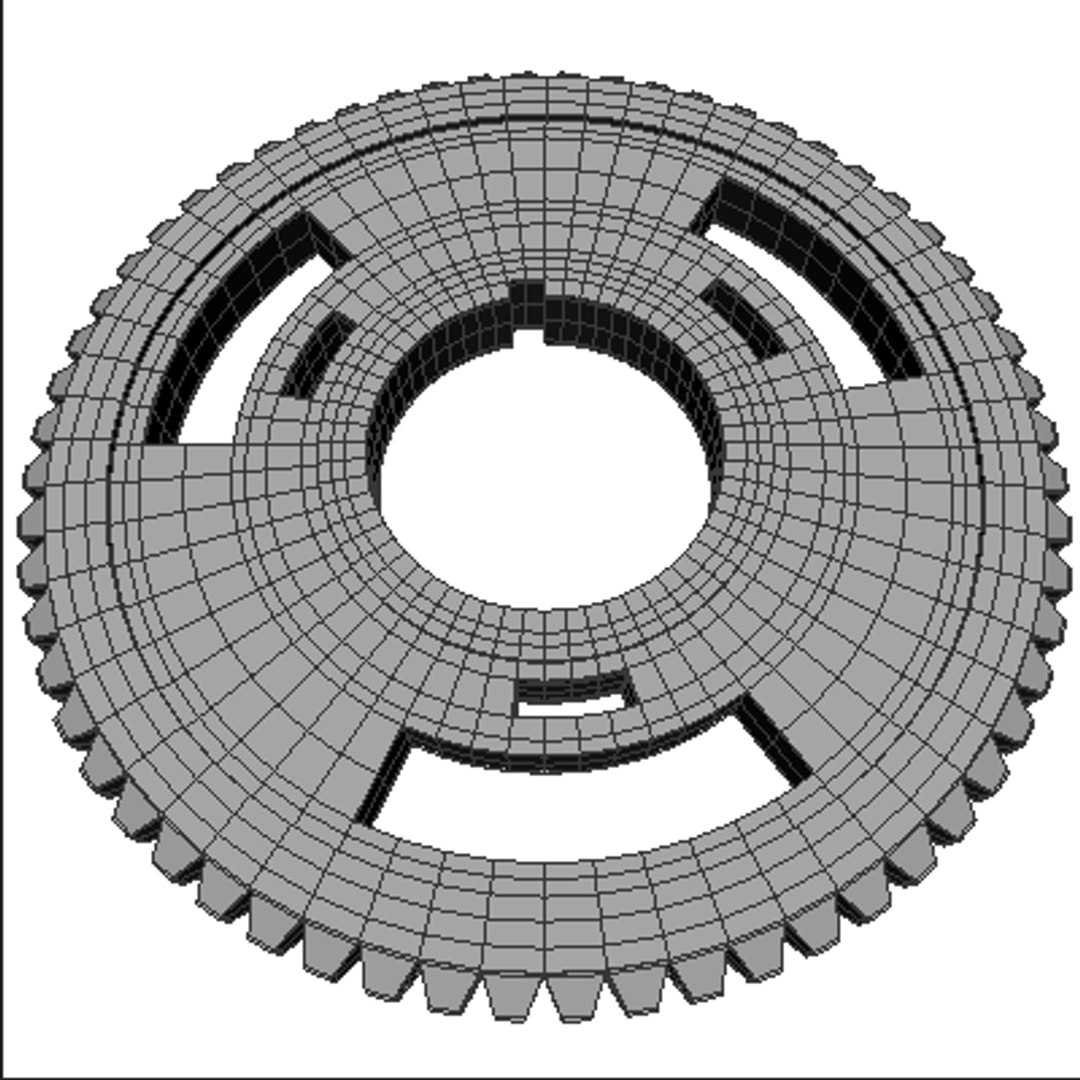 3d set gears model