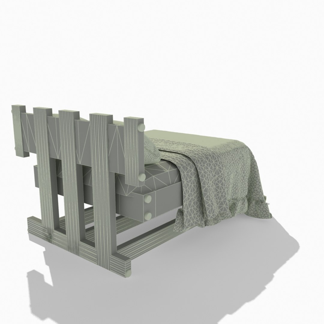 Bed 3D model - TurboSquid 743137