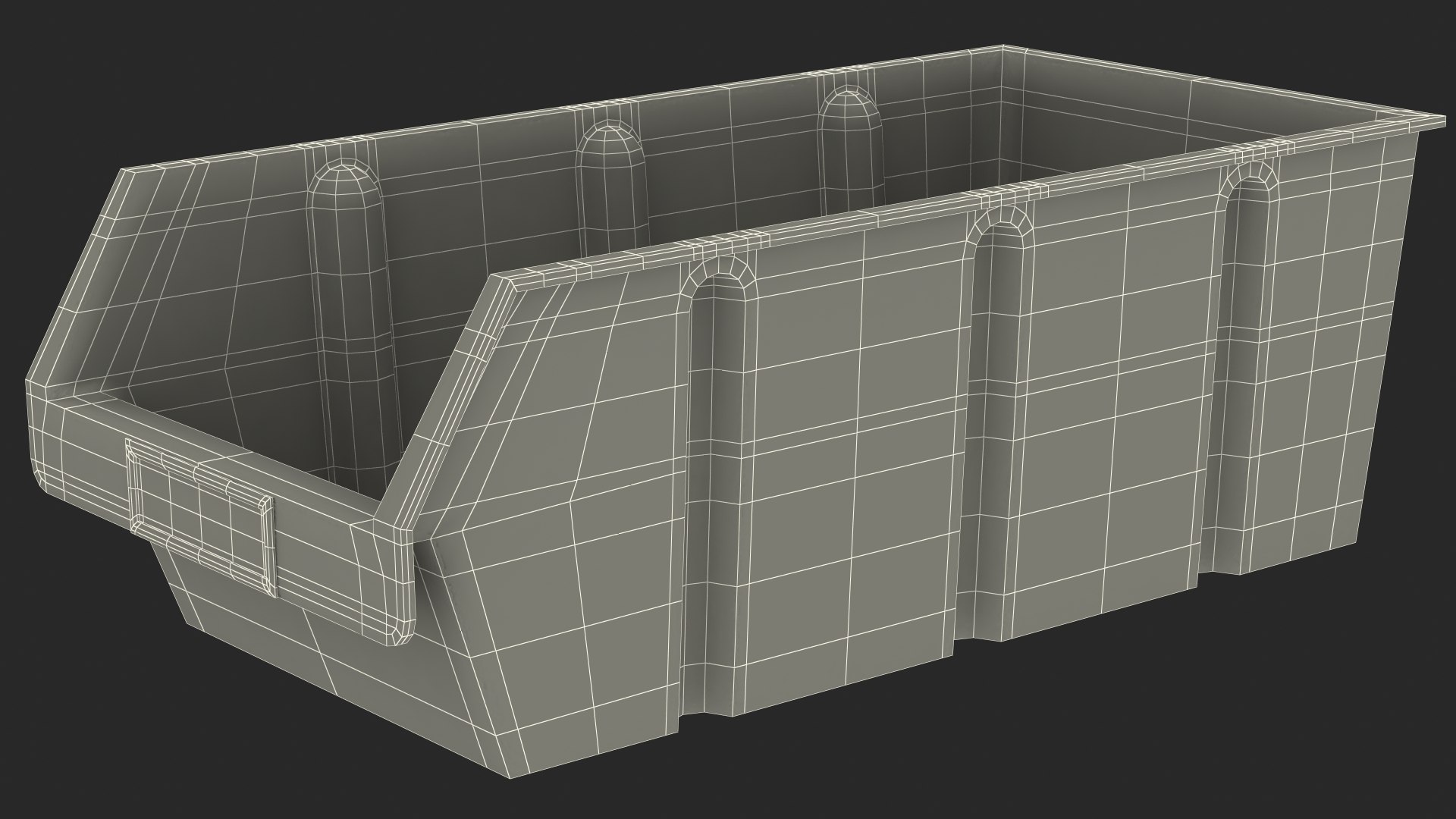 Plastic Bins Kit Wall 3D Model - TurboSquid 1693787