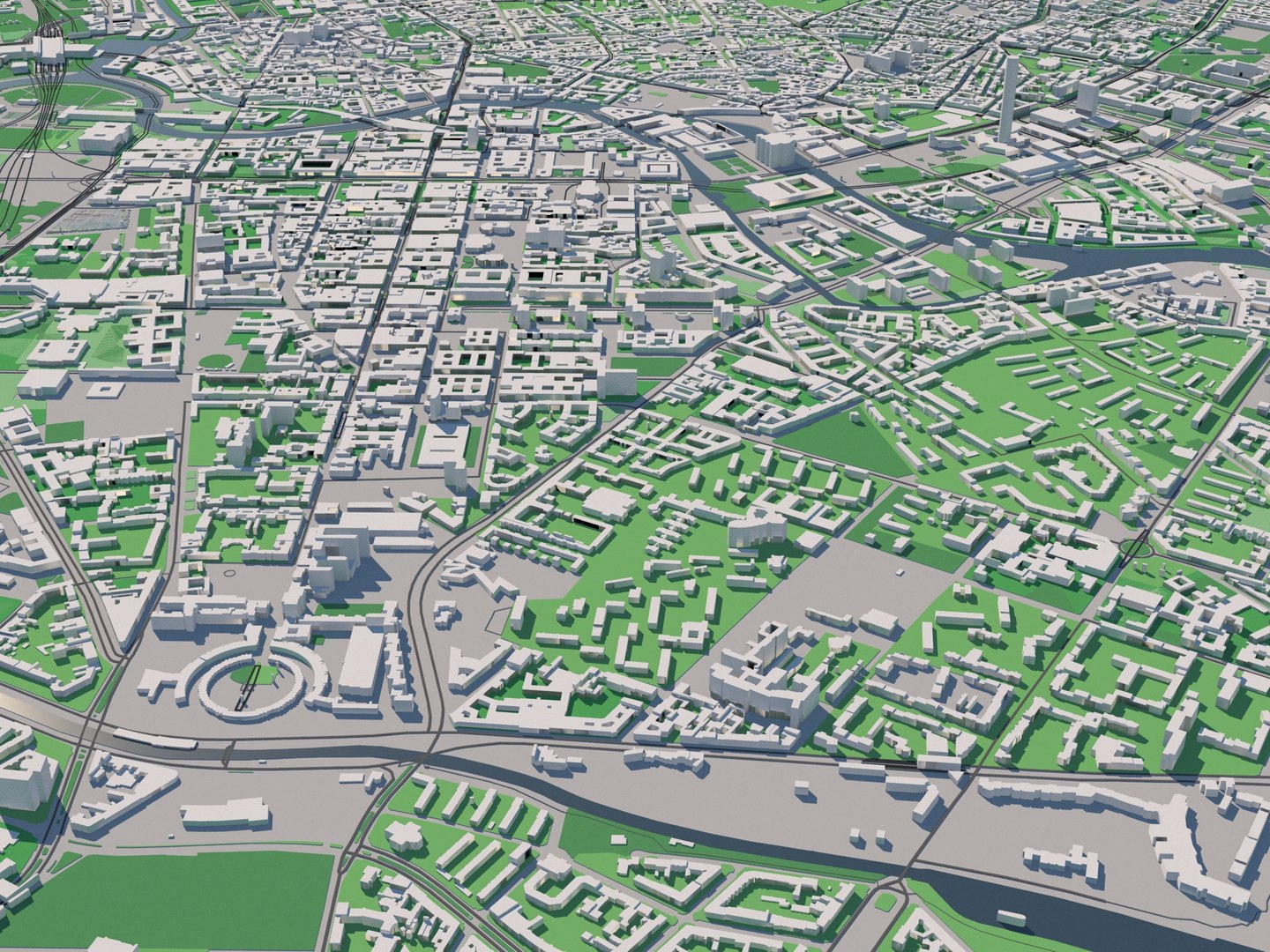 3D Model City Berlin - TurboSquid 1424775