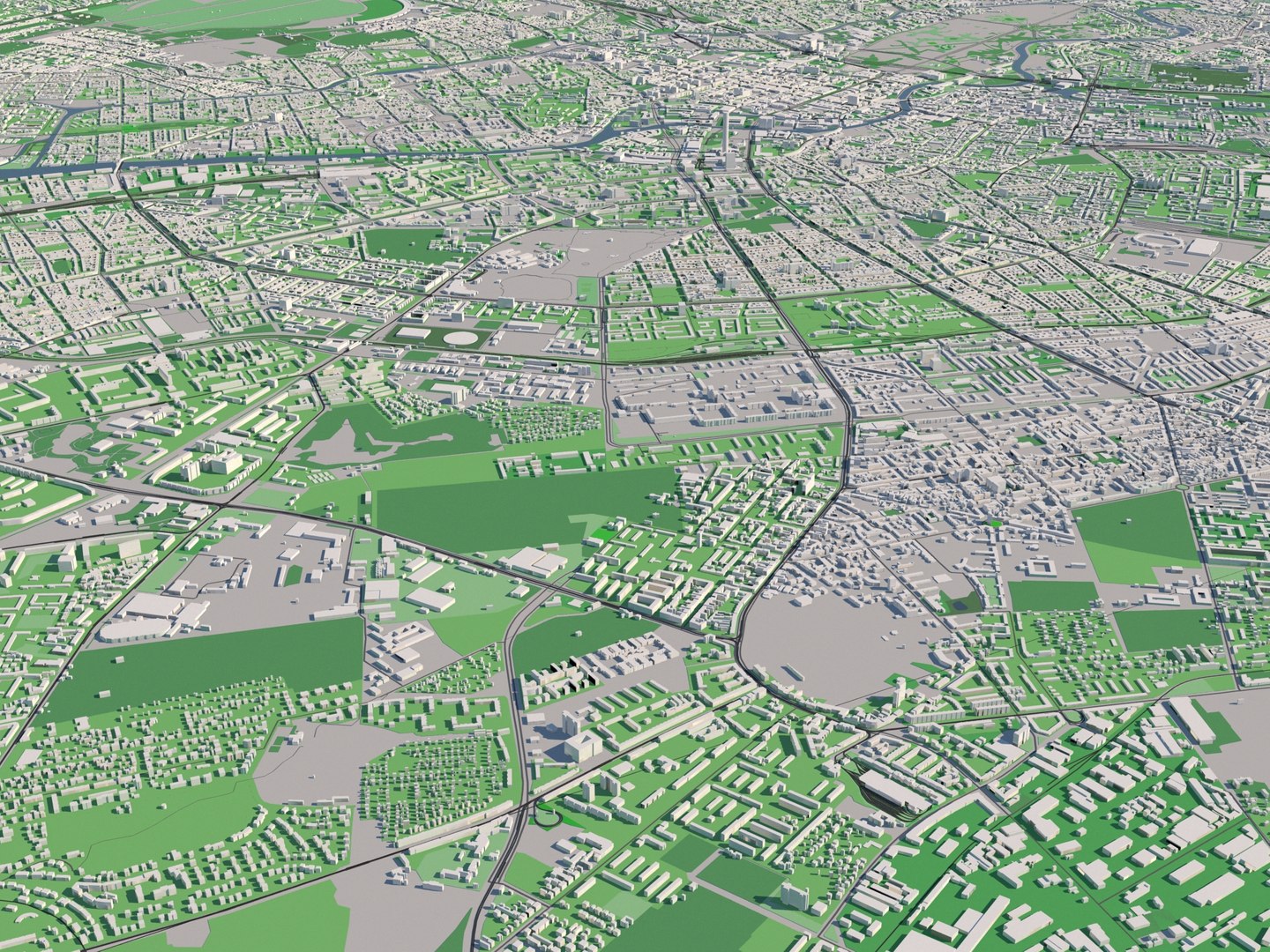 3D Model City Berlin - TurboSquid 1424775