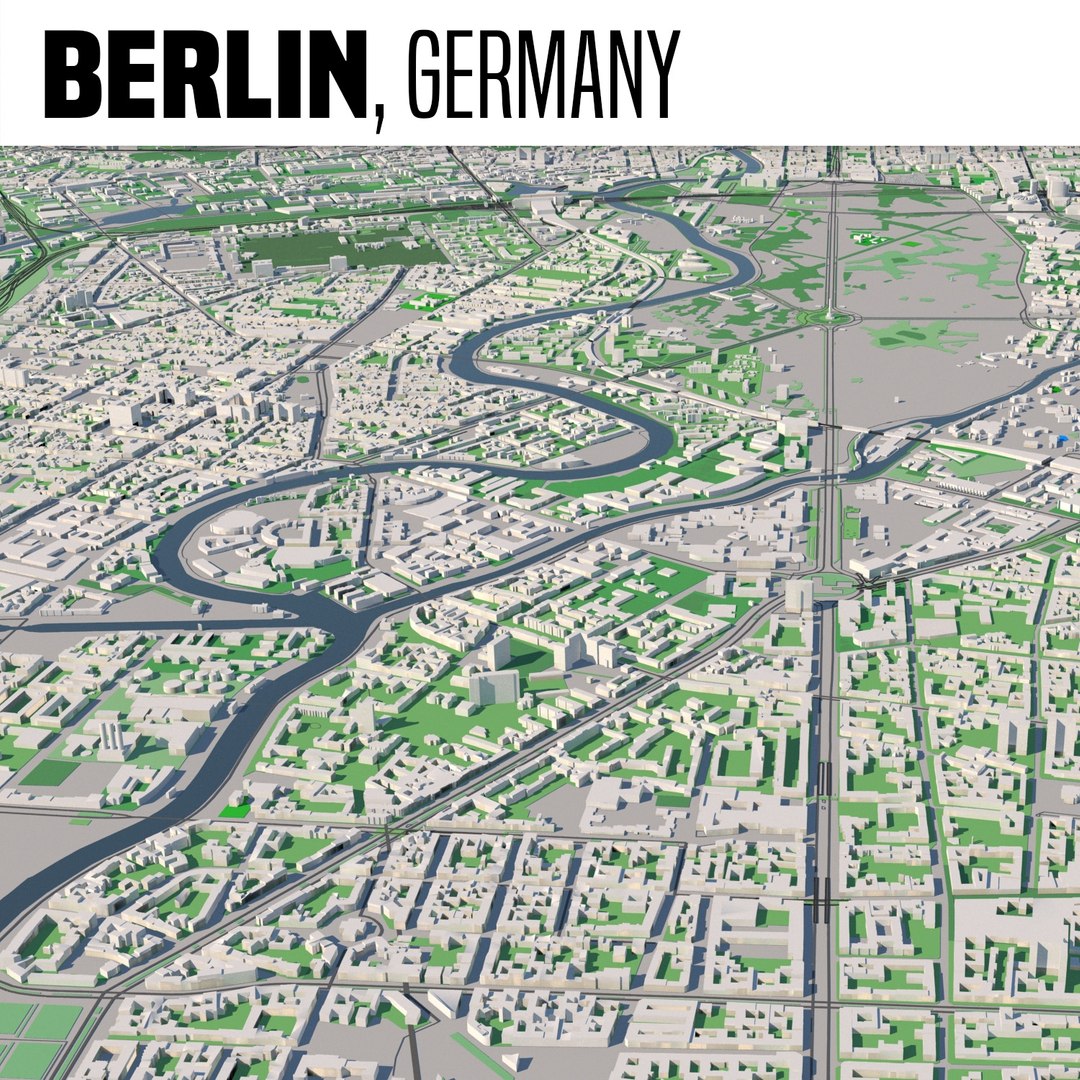 3D Model City Berlin - TurboSquid 1424775