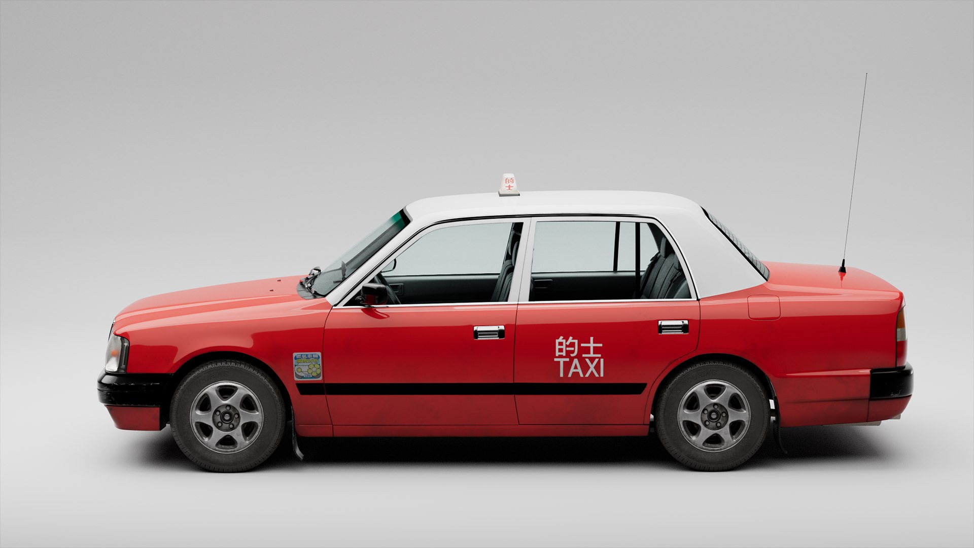 3d Model Hong Lpg Taxi