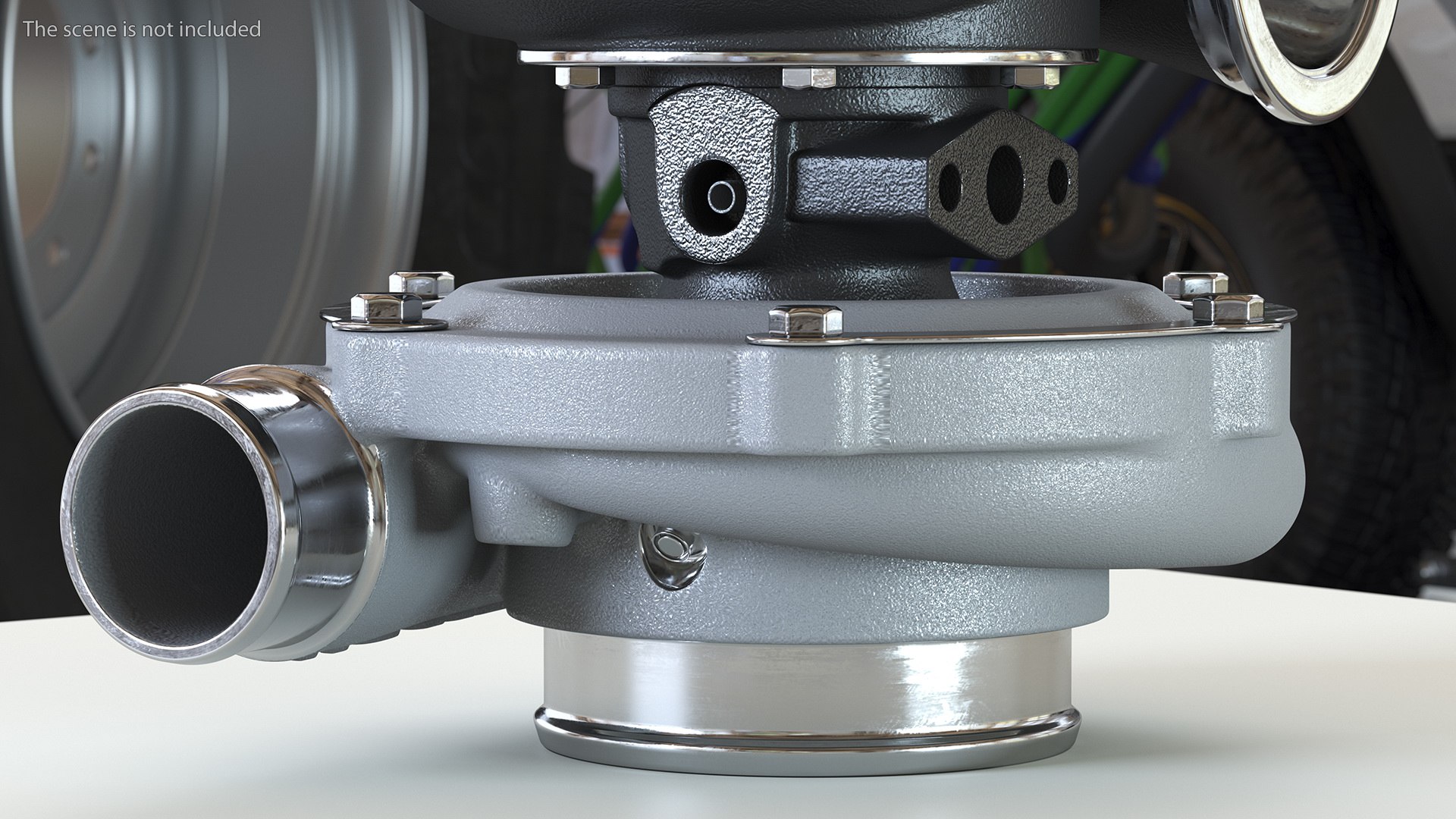 Turbocharger Model - TurboSquid 1933551