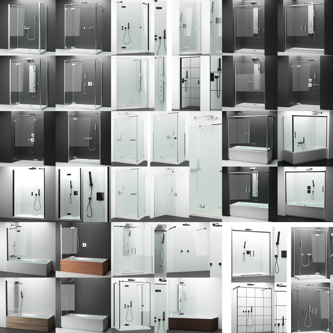 37 Radaway Showers 3D - TurboSquid 1475688