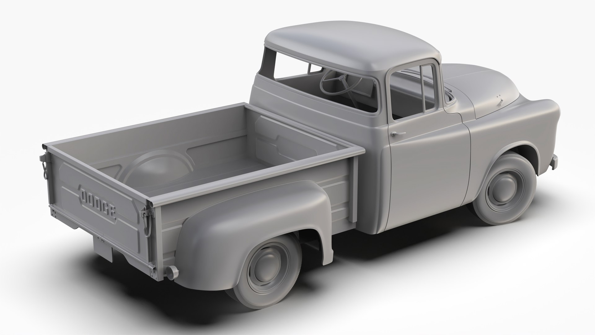 Dodge C100 1956 3D - TurboSquid 2145822