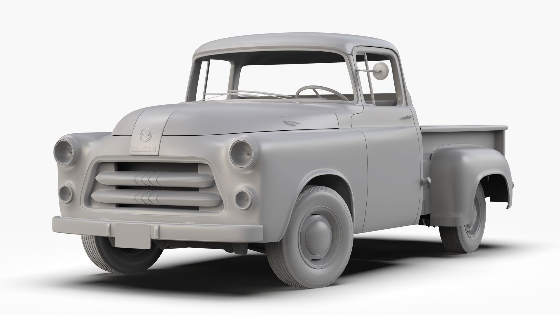 Dodge C100 1956 3D - TurboSquid 2145822