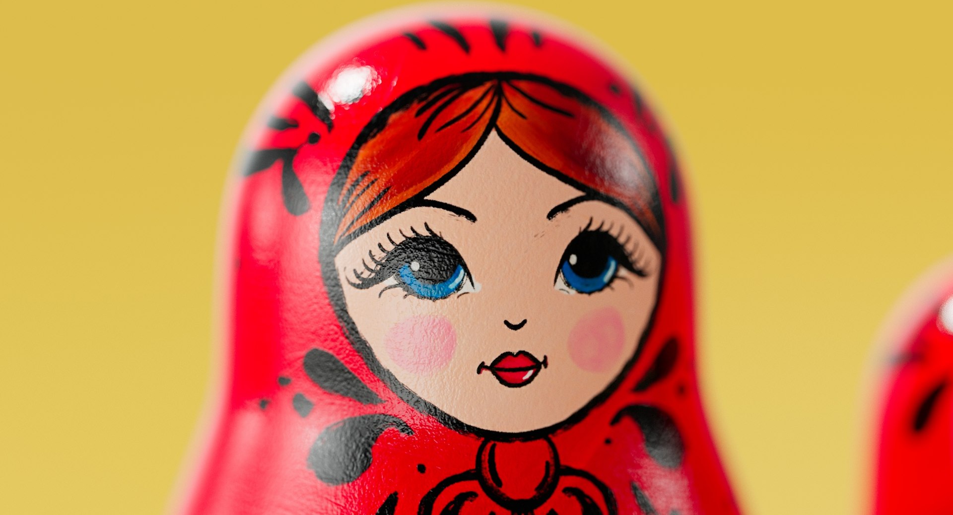 3D Matryoshka Doll Toy Babushka Model - TurboSquid 1617619