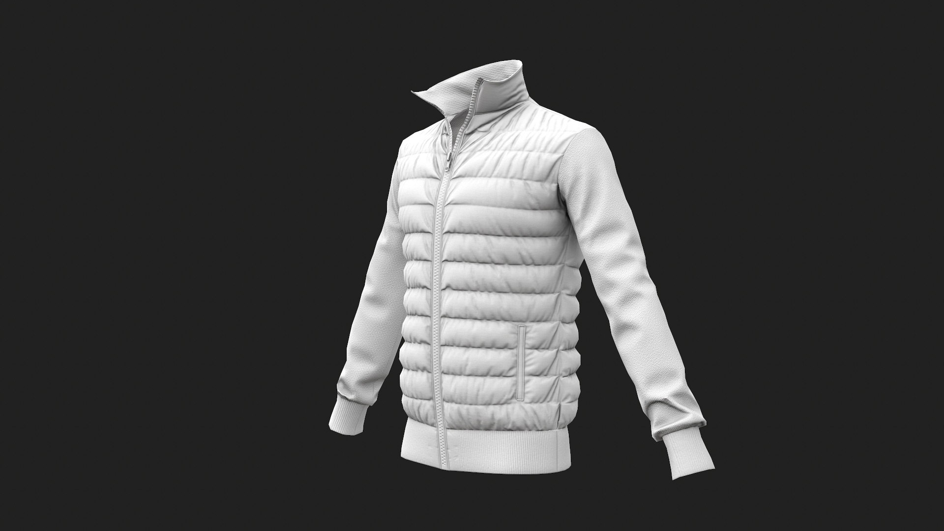 Winter jacket 3D model - TurboSquid 1710127