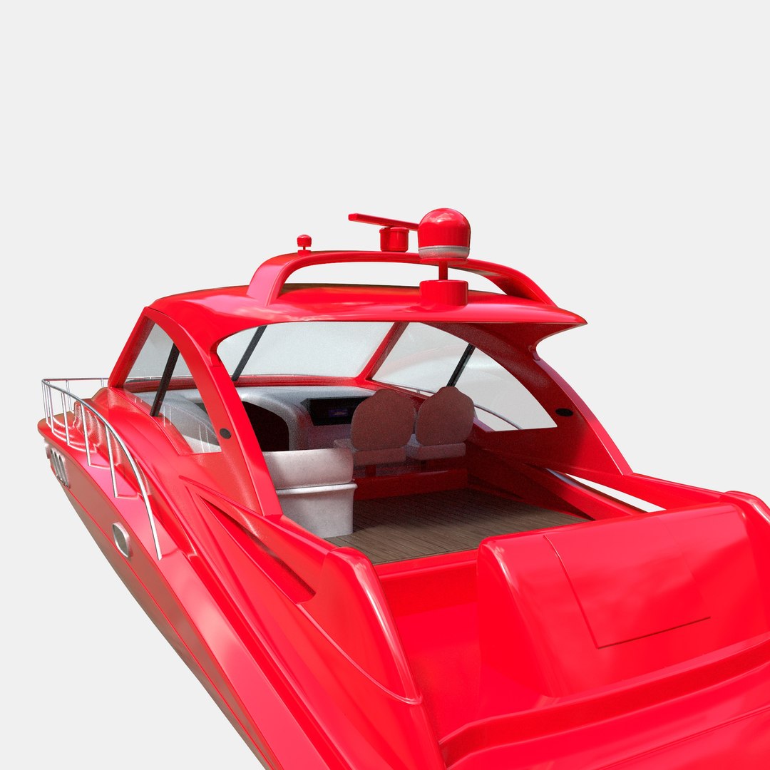 Yacht Motor Boat Model - TurboSquid 2416032