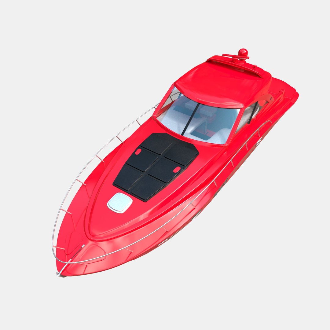 Yacht Motor Boat Model - TurboSquid 2416032