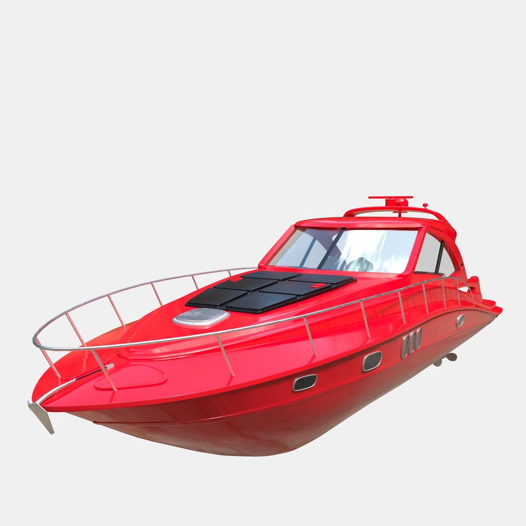 Yacht Motor Boat Model - TurboSquid 2416032