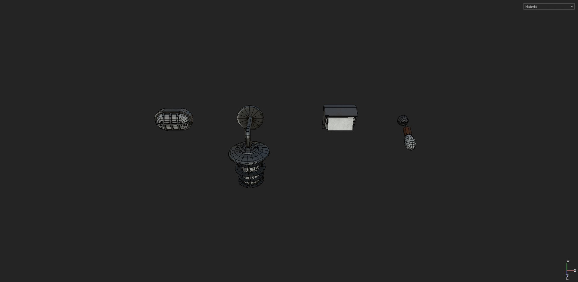 Lights Prop Pack 1 Model - TurboSquid 2094330