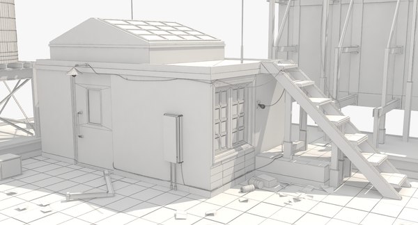 고화질 지붕 3D 모델 - TurboSquid 344204