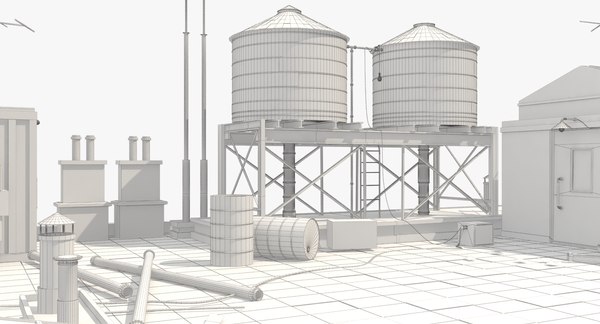 고화질 지붕 3D 모델 - TurboSquid 344204