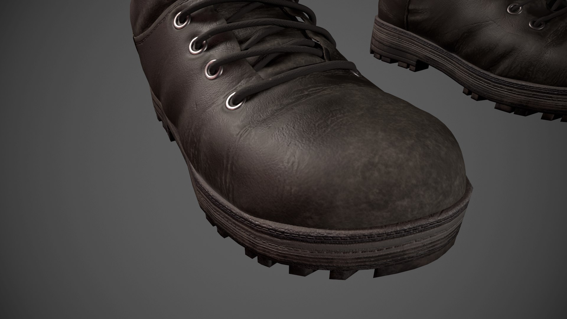 Boots 2 Color Shoe 3D Model - TurboSquid 1407849