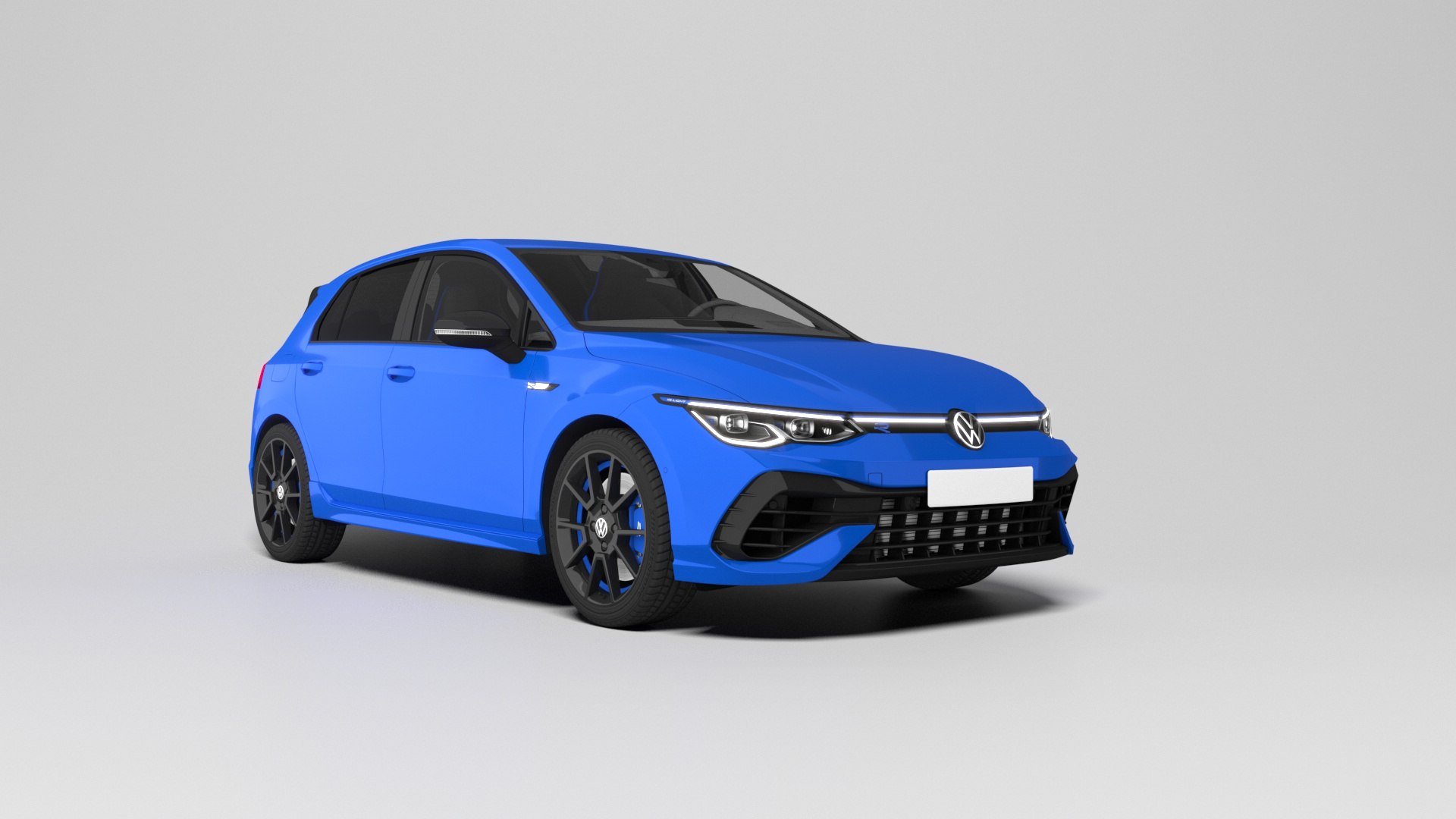 3D Model Volkswagen Golf R - TurboSquid 2397353