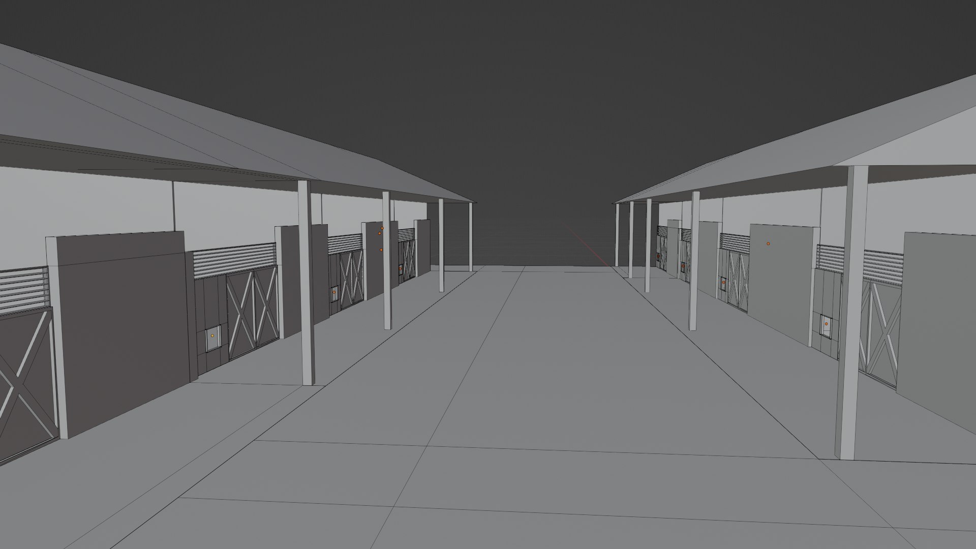 Horse Stable 3D Model - TurboSquid 2159156