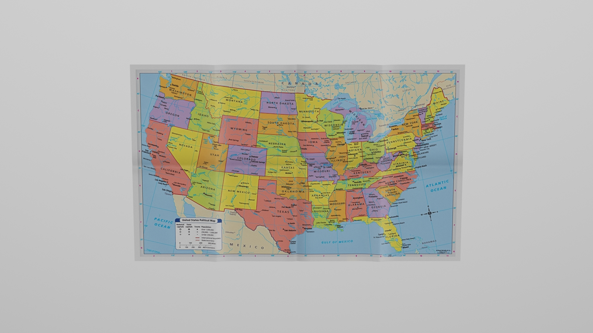 3D USA Map - TurboSquid 1861939