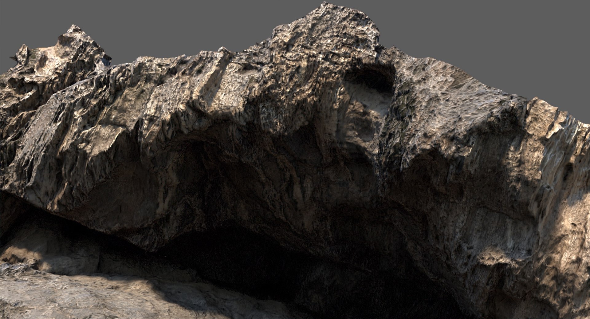 Scanned cave 3D model - TurboSquid 1368741