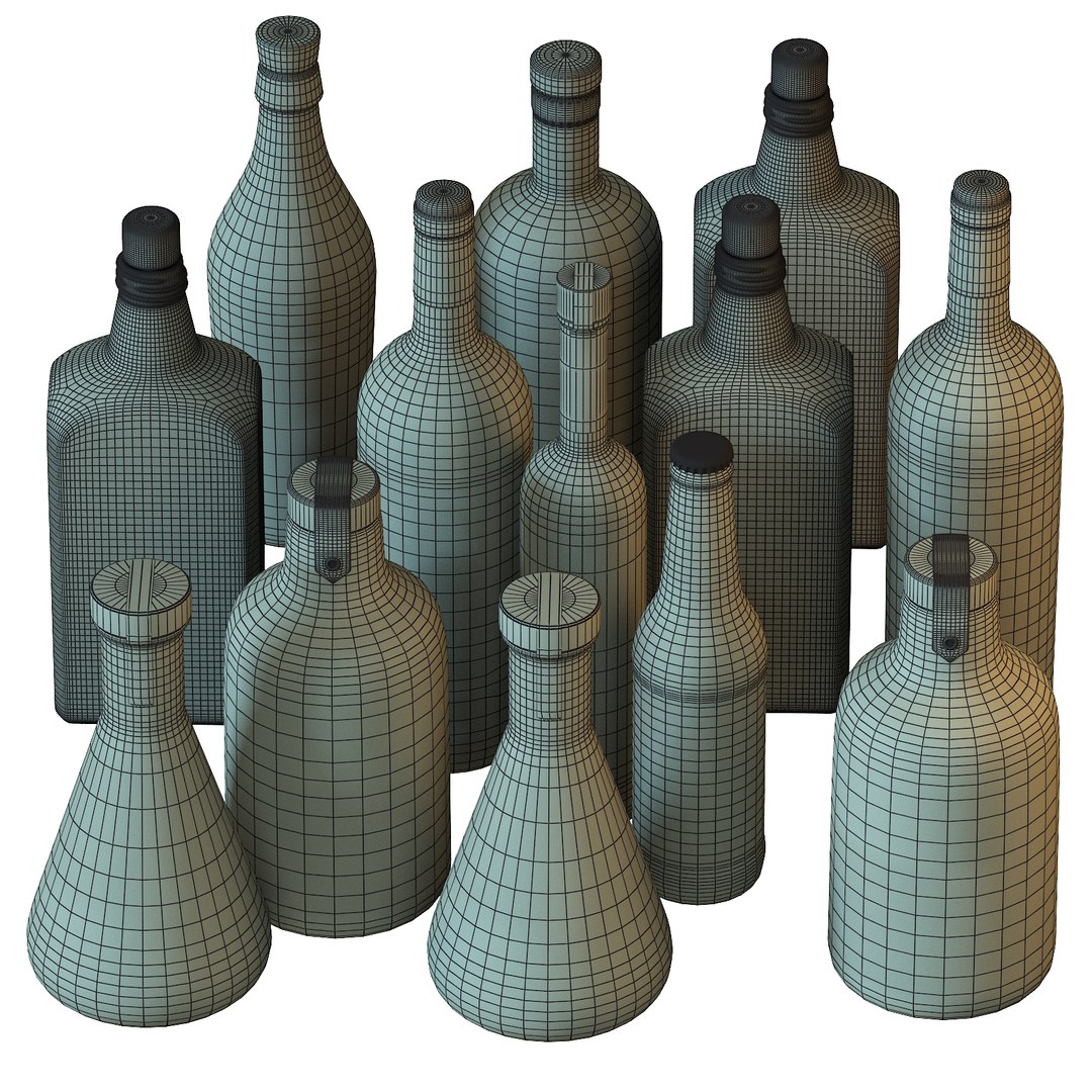3D Bottle Model - TurboSquid 1713834