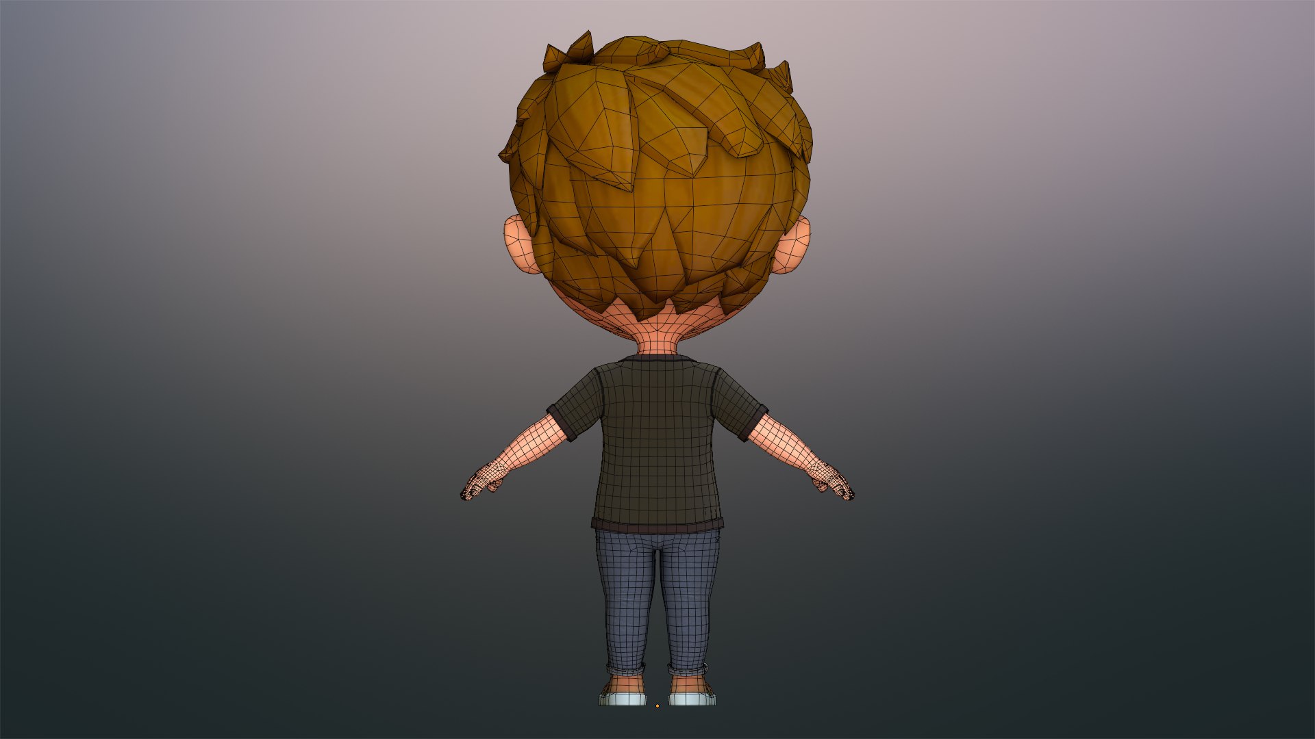 Cartoon Boy Character Model - TurboSquid 1680872