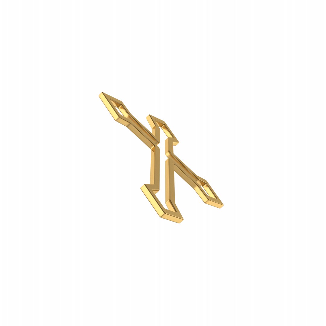 3D Gold Christian Cross Model - TurboSquid 2177281