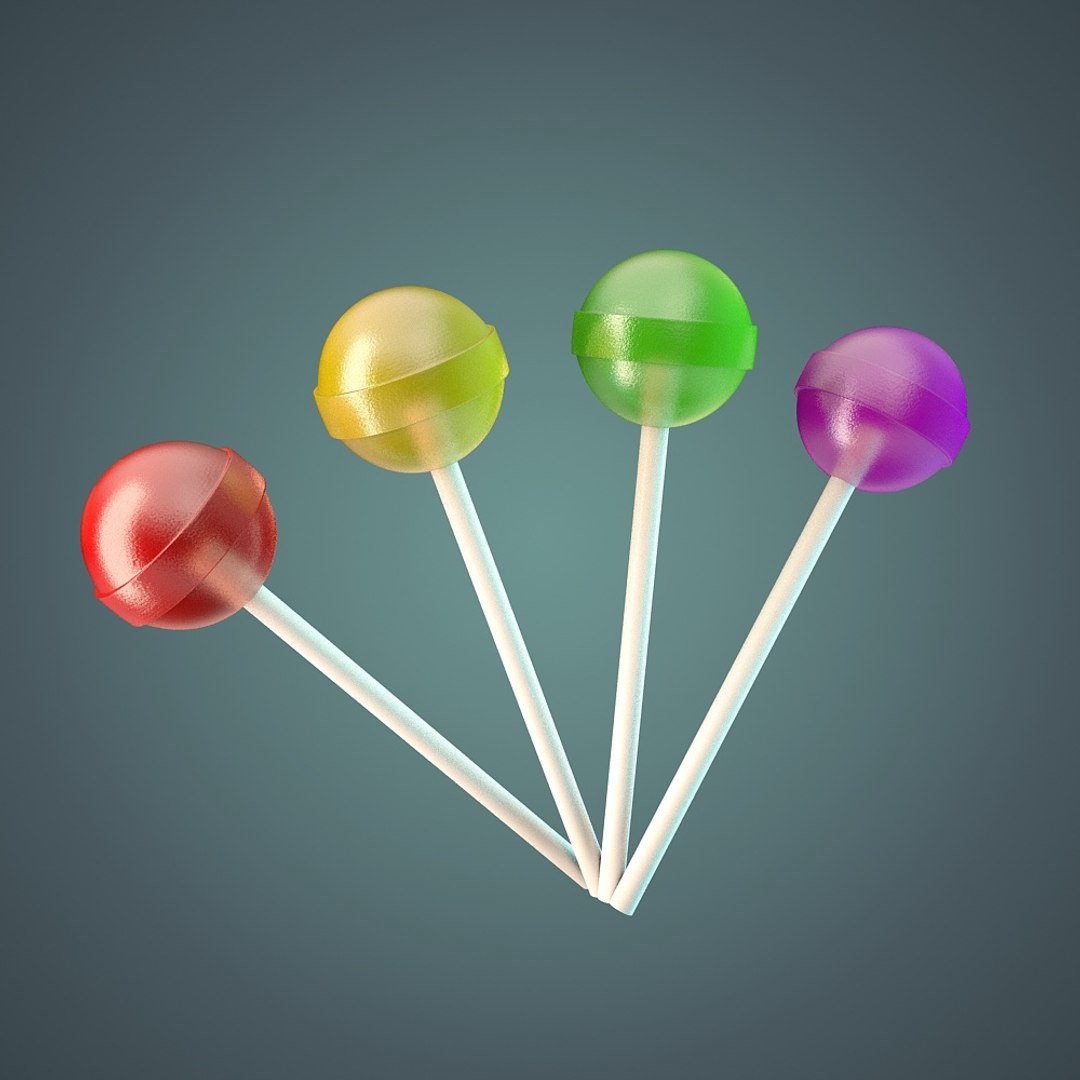 Lolipop Package 3d Model