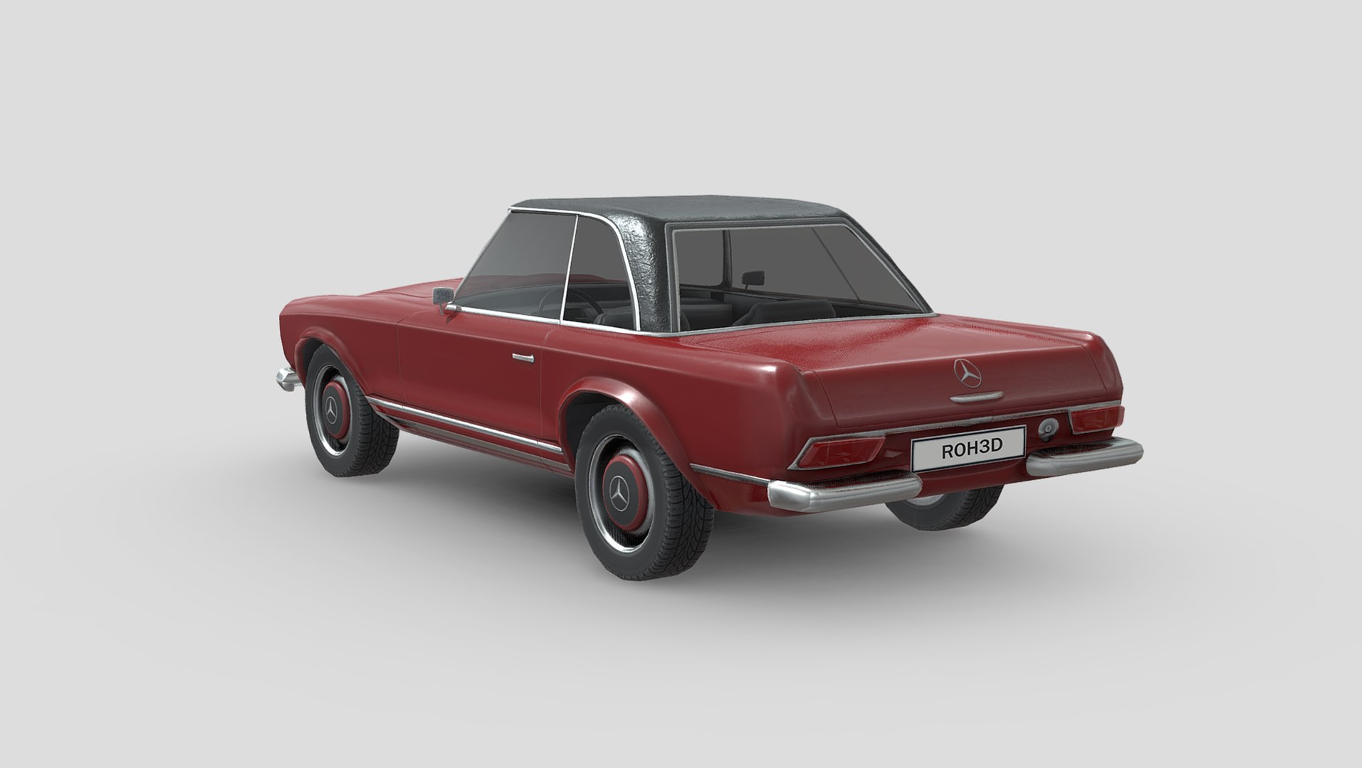 3D MercedesBenz W113 1963 Model - TurboSquid 2373077