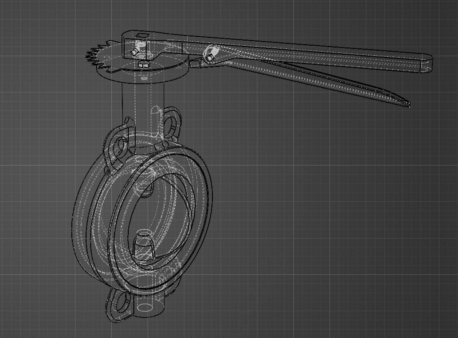 3D Butterfly Valve - TurboSquid 1660020