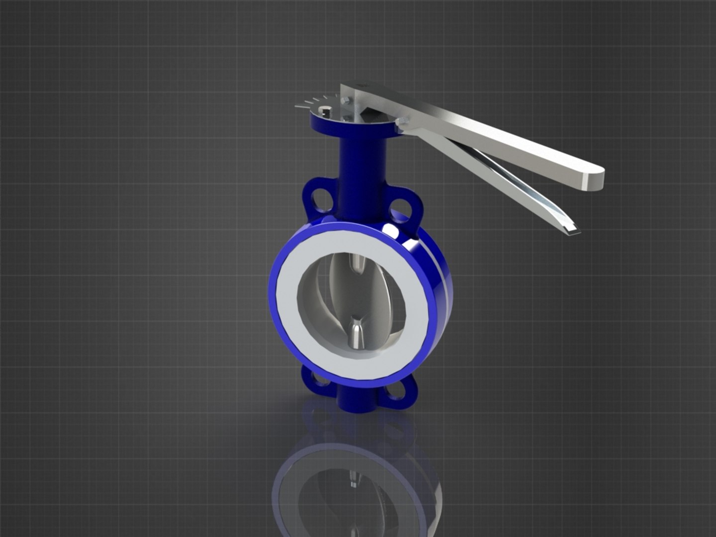 3D Butterfly Valve - TurboSquid 1660020