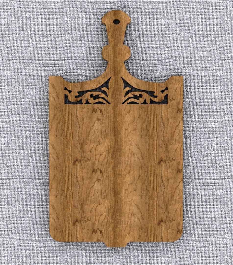 3d kitchen board model