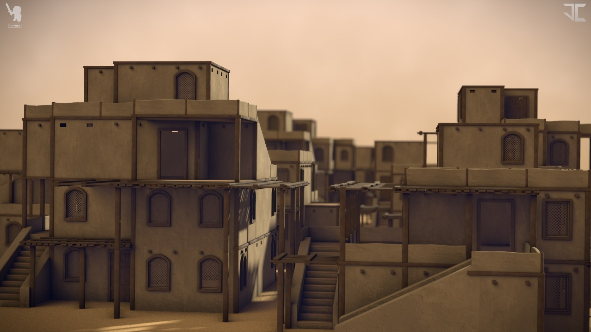 3D Asset Pack Vol 3 - Modular Desert Building - TurboSquid 2123194