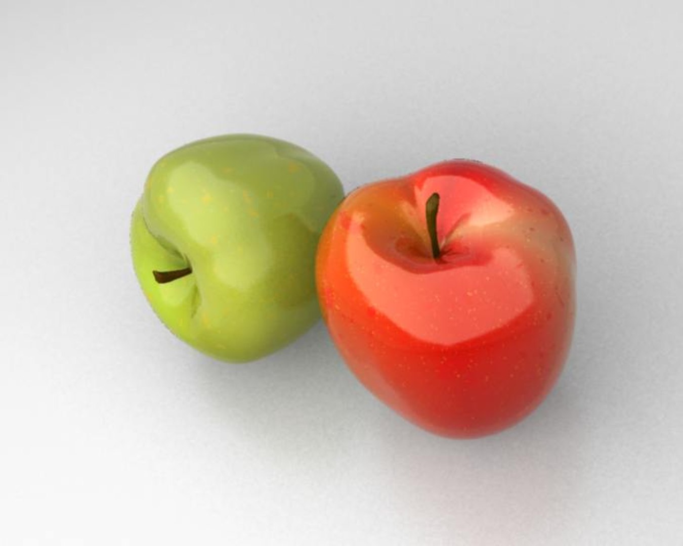 Photo-realistic Apples 3d Max