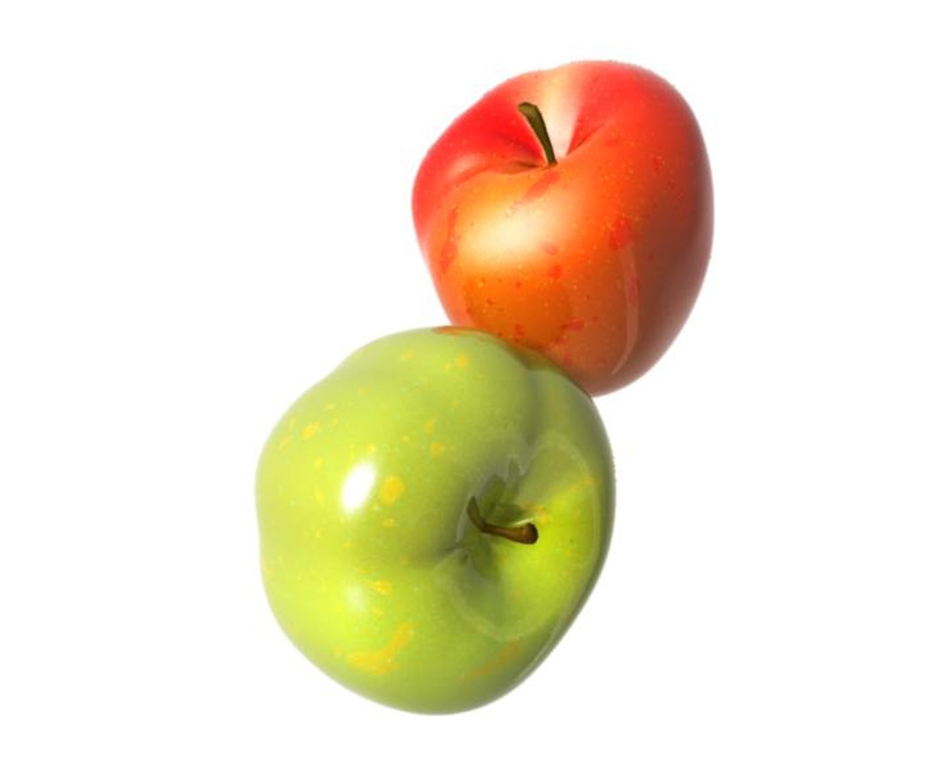 Photo-realistic Apples 3d Max
