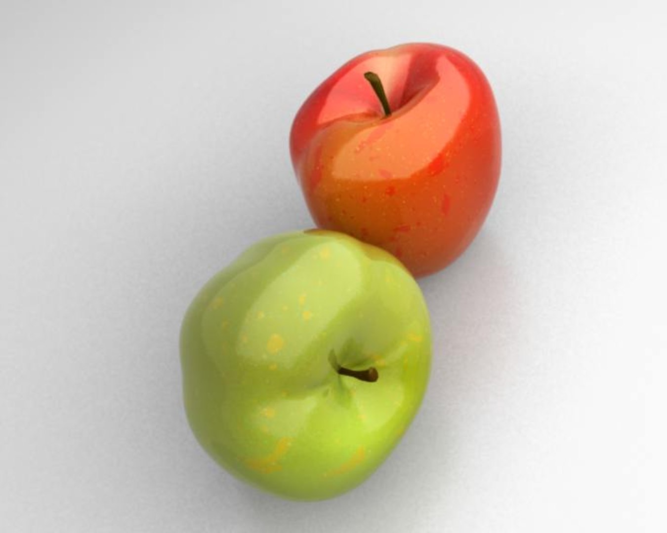 Photo-realistic Apples 3d Max