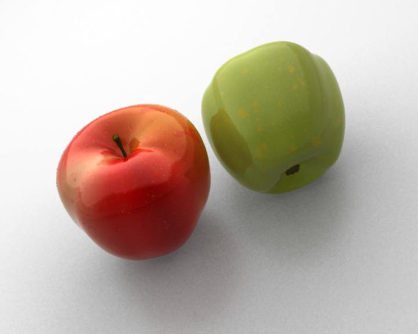 Photo-realistic Apples 3d Max