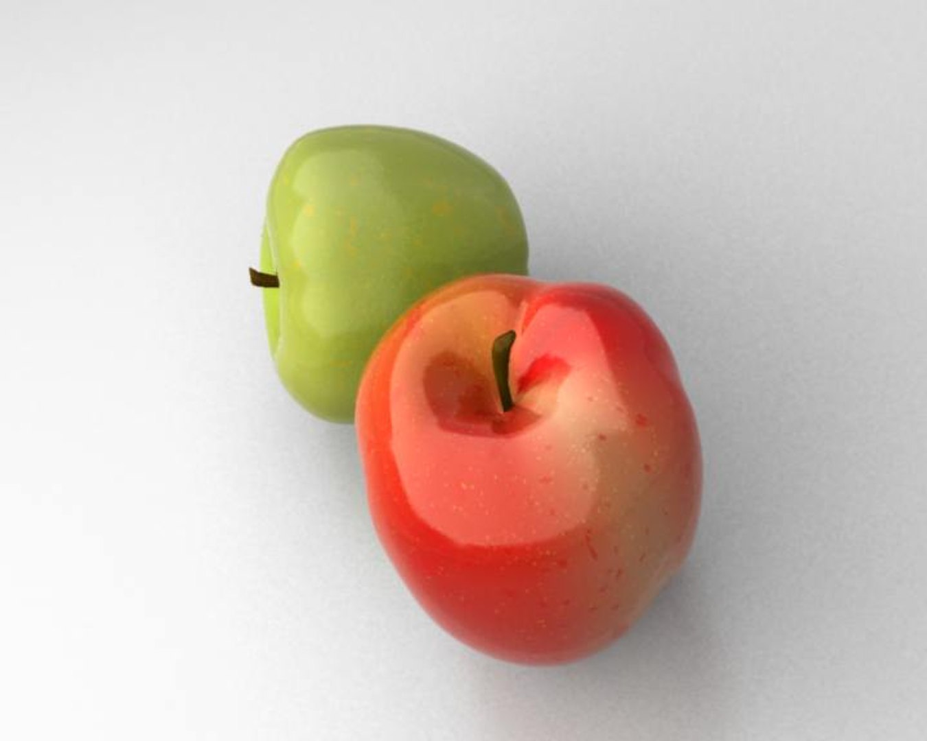 Photo-realistic Apples 3d Max