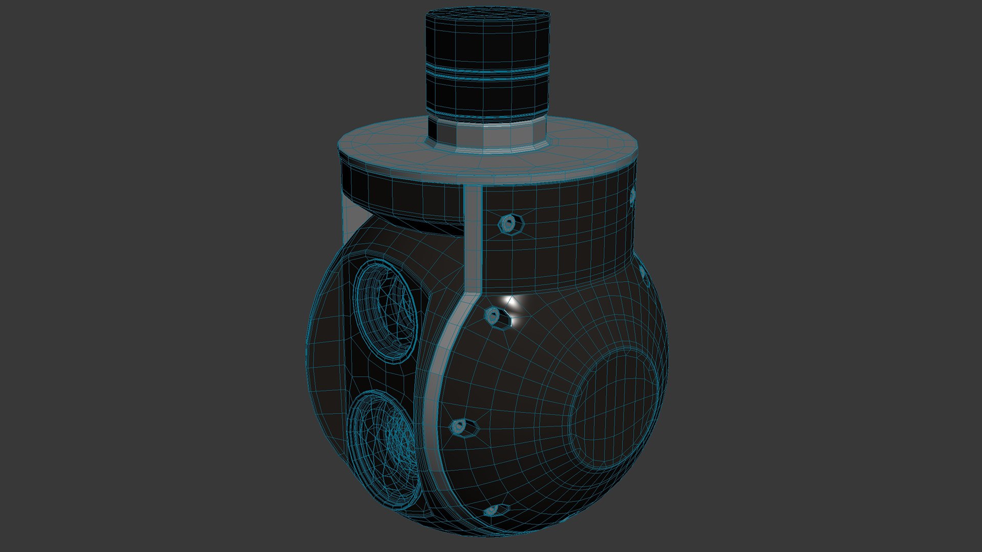 3D UAV Dual Sensor Object Tracking Camera 03 Model - TurboSquid 2327058