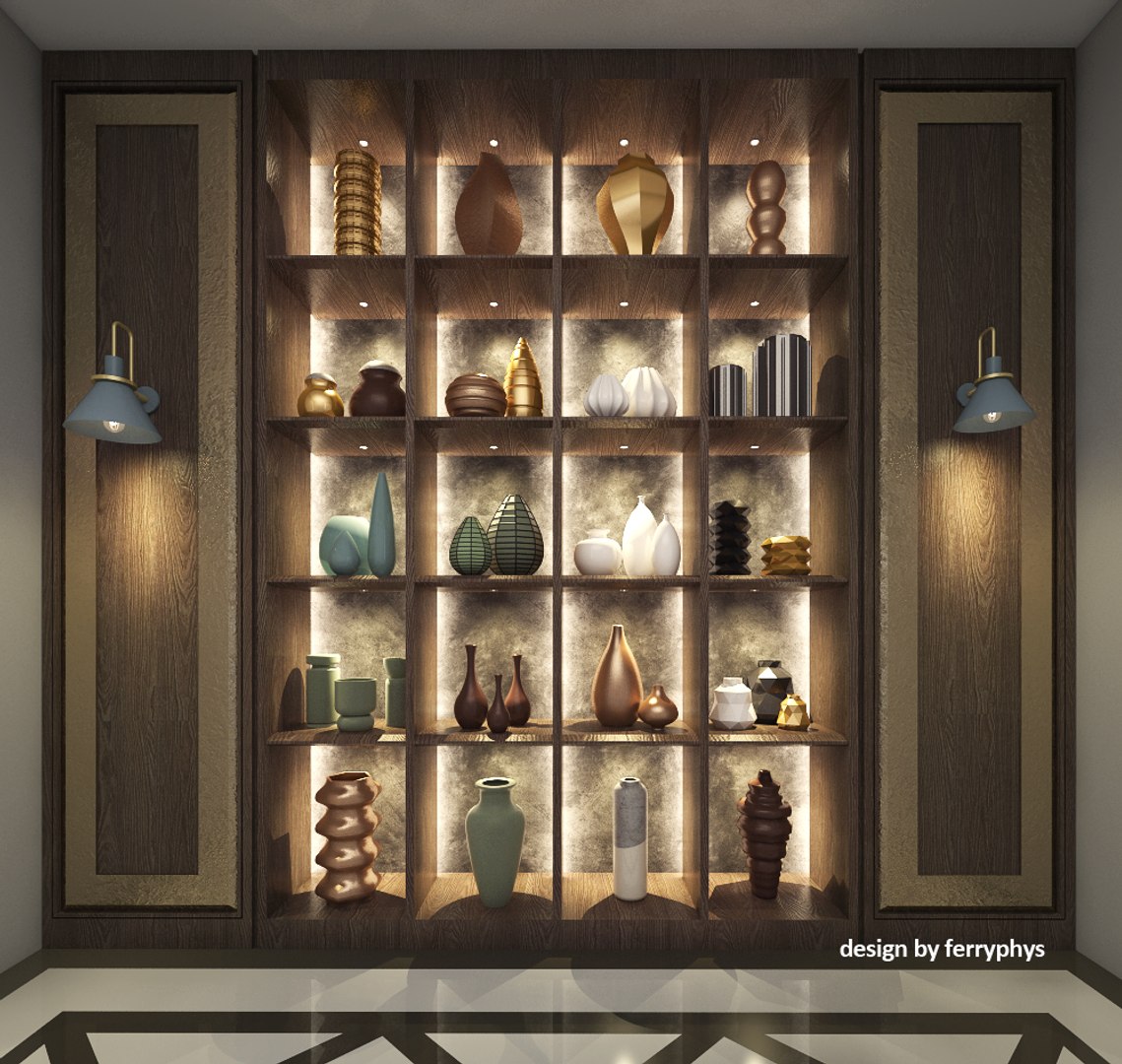 3D Vases Interior Decoration - TurboSquid 1345136