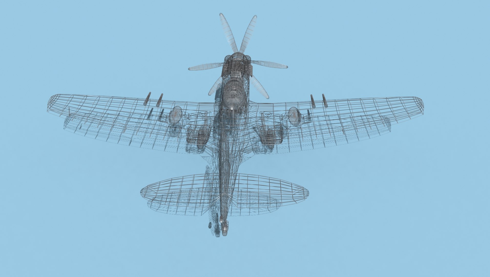 Supermarine Spitfire Mk XXIV V02 3D Model - TurboSquid 1926333