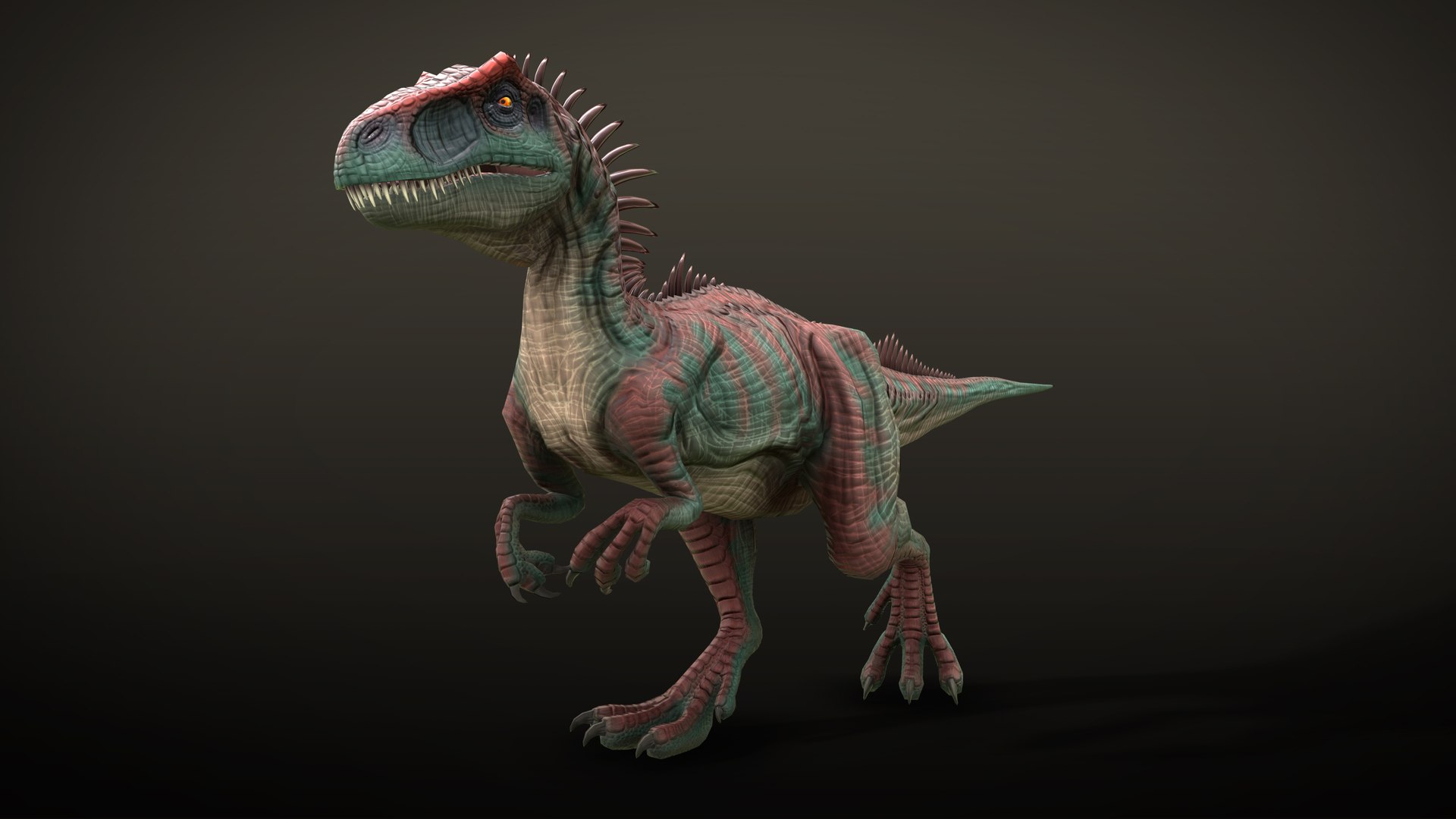 3D Rigged Allosaurus Animations - TurboSquid 1376135