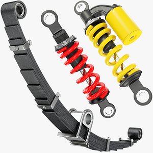 3D Shock Absorber Models - Browse & Download Formats - TurboSquid