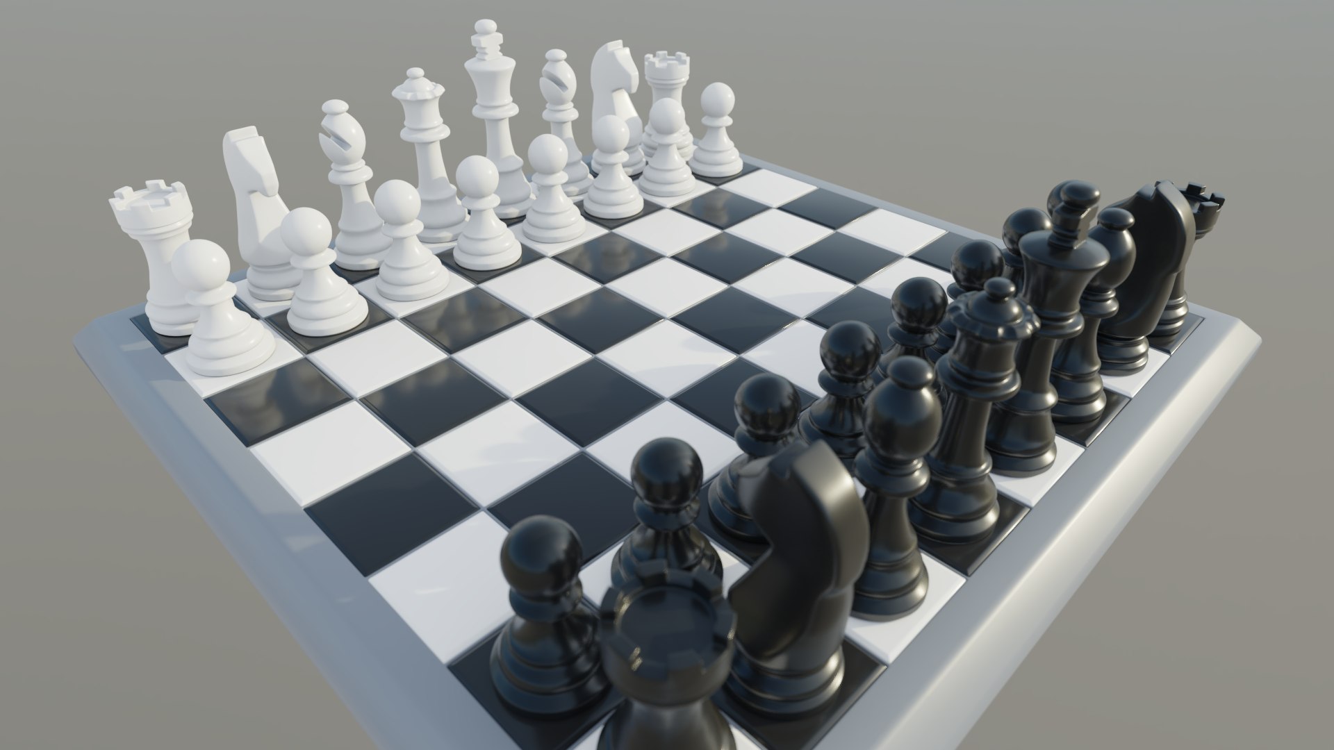 Classic Chess Set Model - TurboSquid 1445321