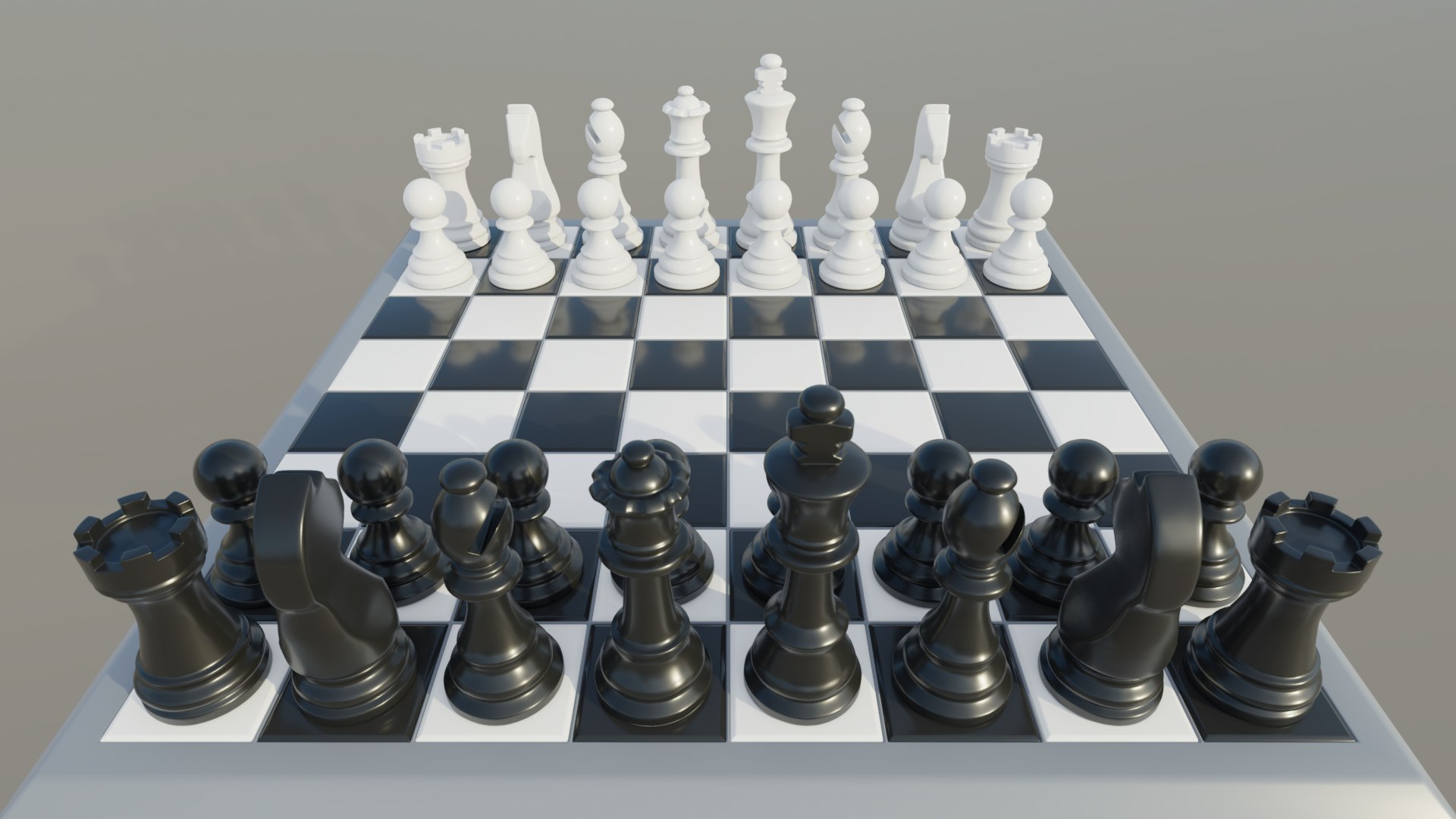 Classic Chess Set Model - TurboSquid 1445321