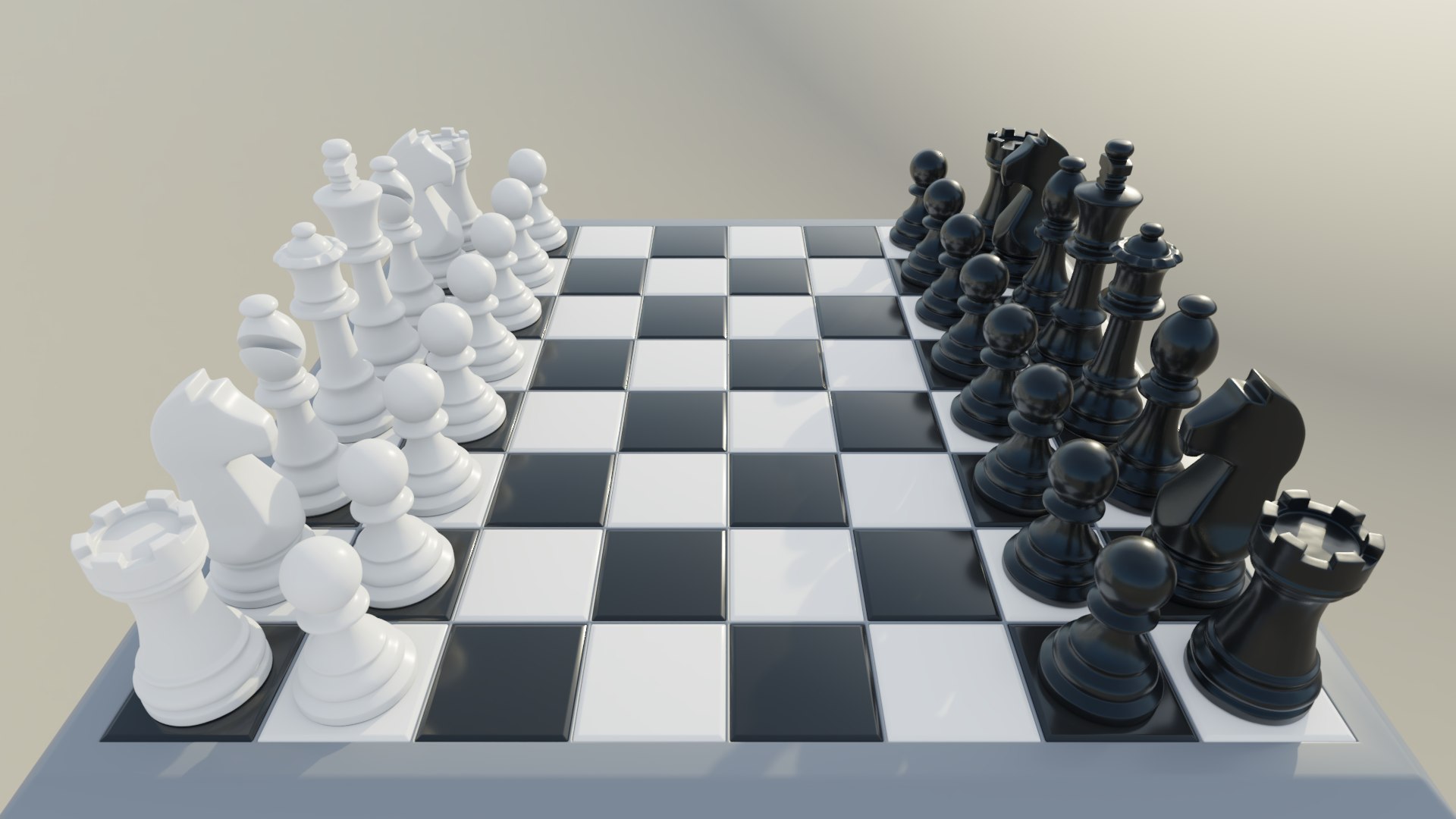 Classic Chess Set Model - TurboSquid 1445321