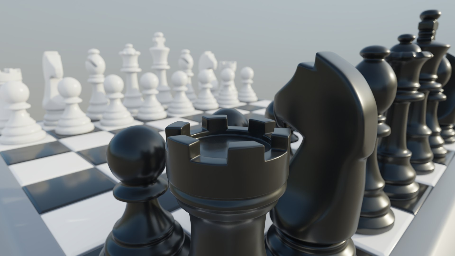 Classic Chess Set Model - TurboSquid 1445321