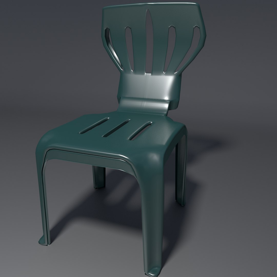 3d Model Plastic Chair
